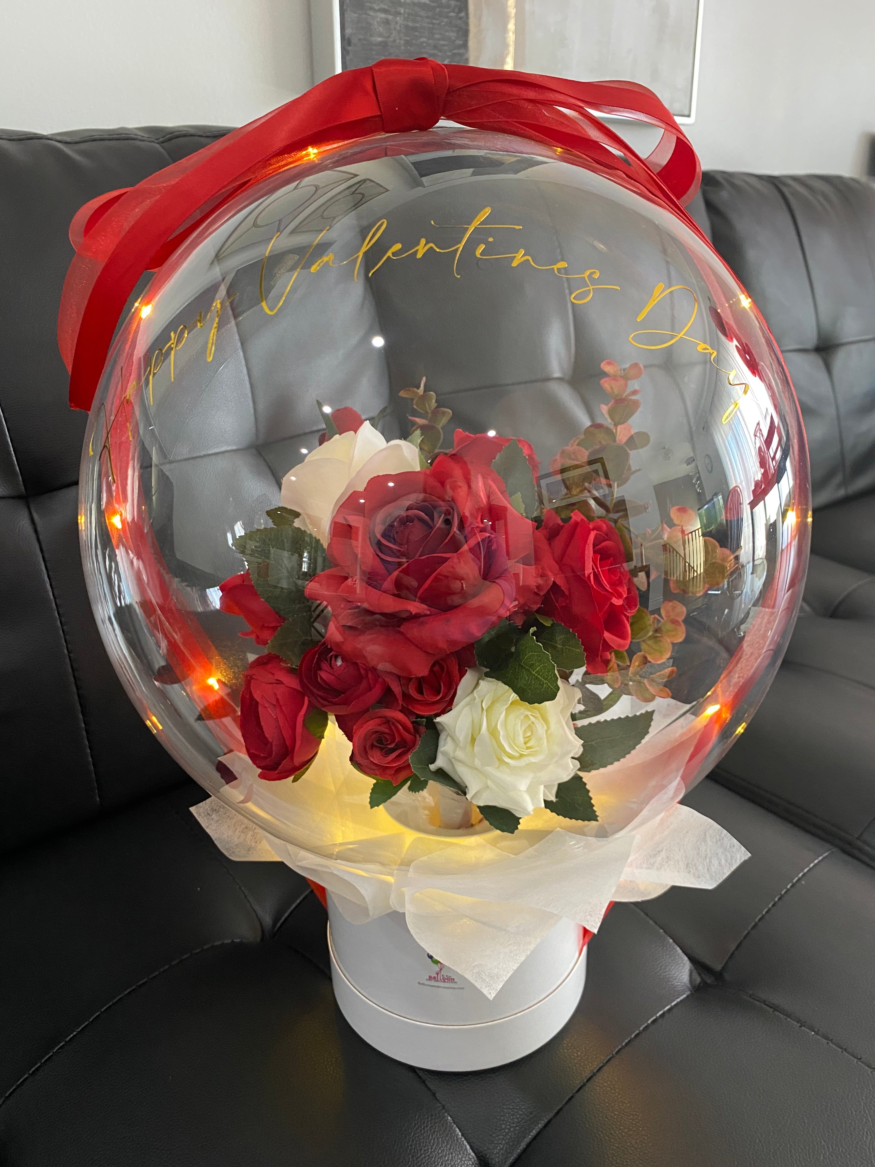 Valentines day Flower Balloon pot – Balloon Art Decoration